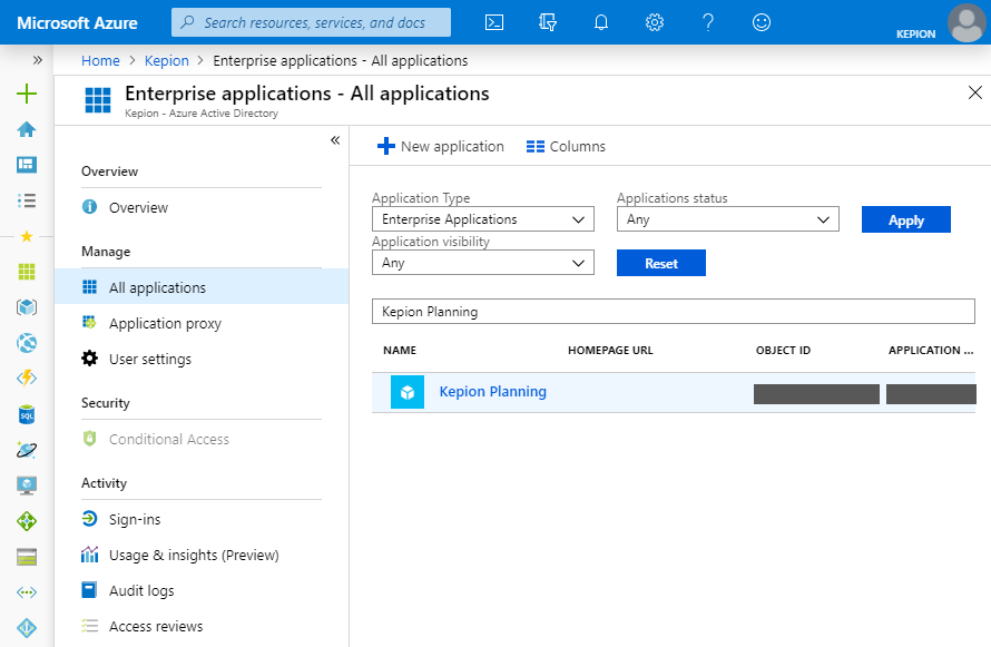 Integrate Kepion with Azure AD – Kepion Support Center