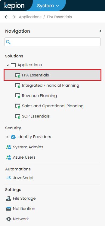 System Module - Application Settings Overview – Kepion Support Center