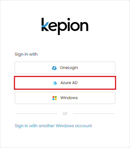 Sign in – Kepion Support Center