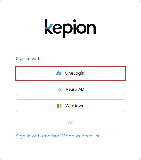 Sign in – Kepion Support Center