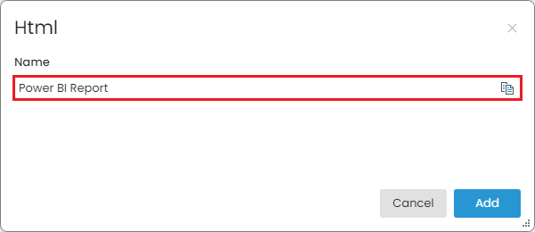 Embed HTML5 into Dashboards – Kepion Support Center