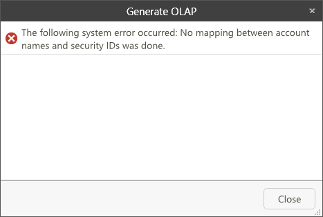 No Mapping Between Account Names and Security IDs – Kepion Support Center